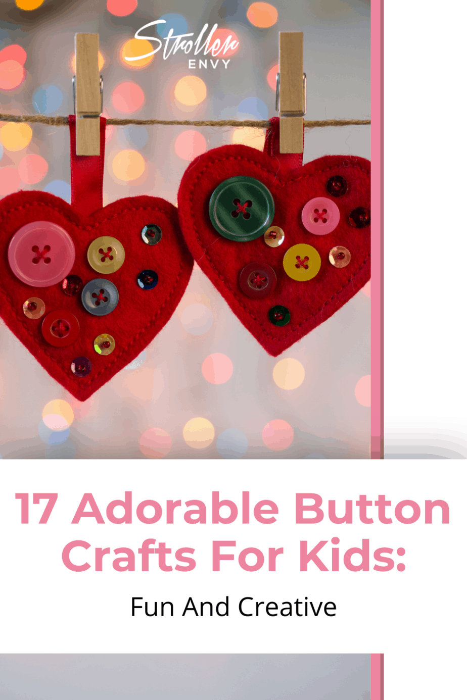 17 Adorable Button Crafts For Kids: Fun and Creative
