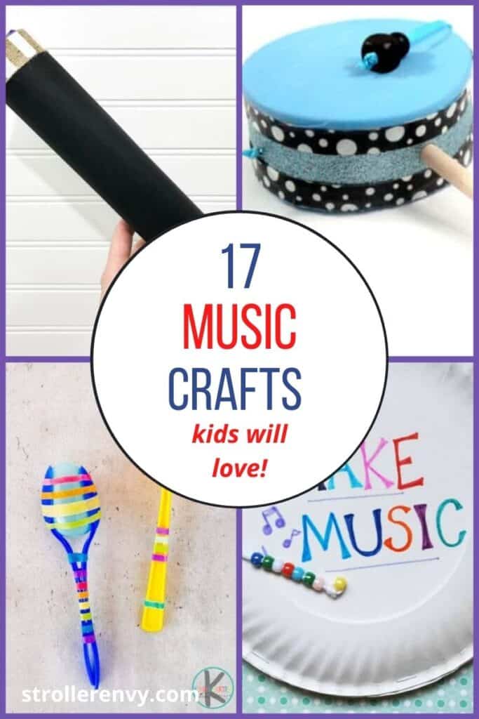 17 Marvelous Music Crafts for Kids To Make And Play