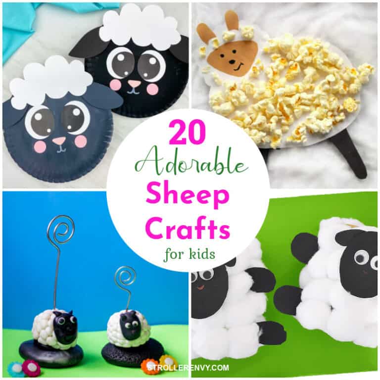 20 Adorable Sheep Crafts for Kids They Will Simply Adore!