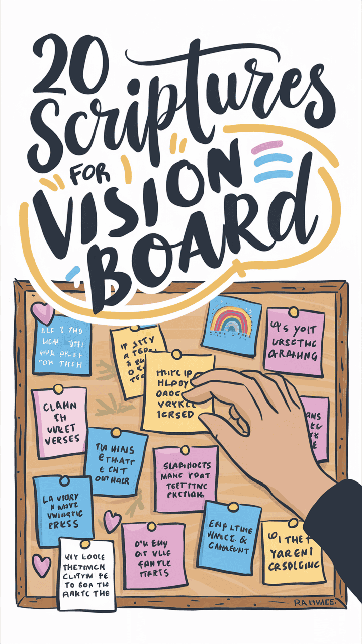 20 Scriptures for Vision Board: Inspirational Bible Verses