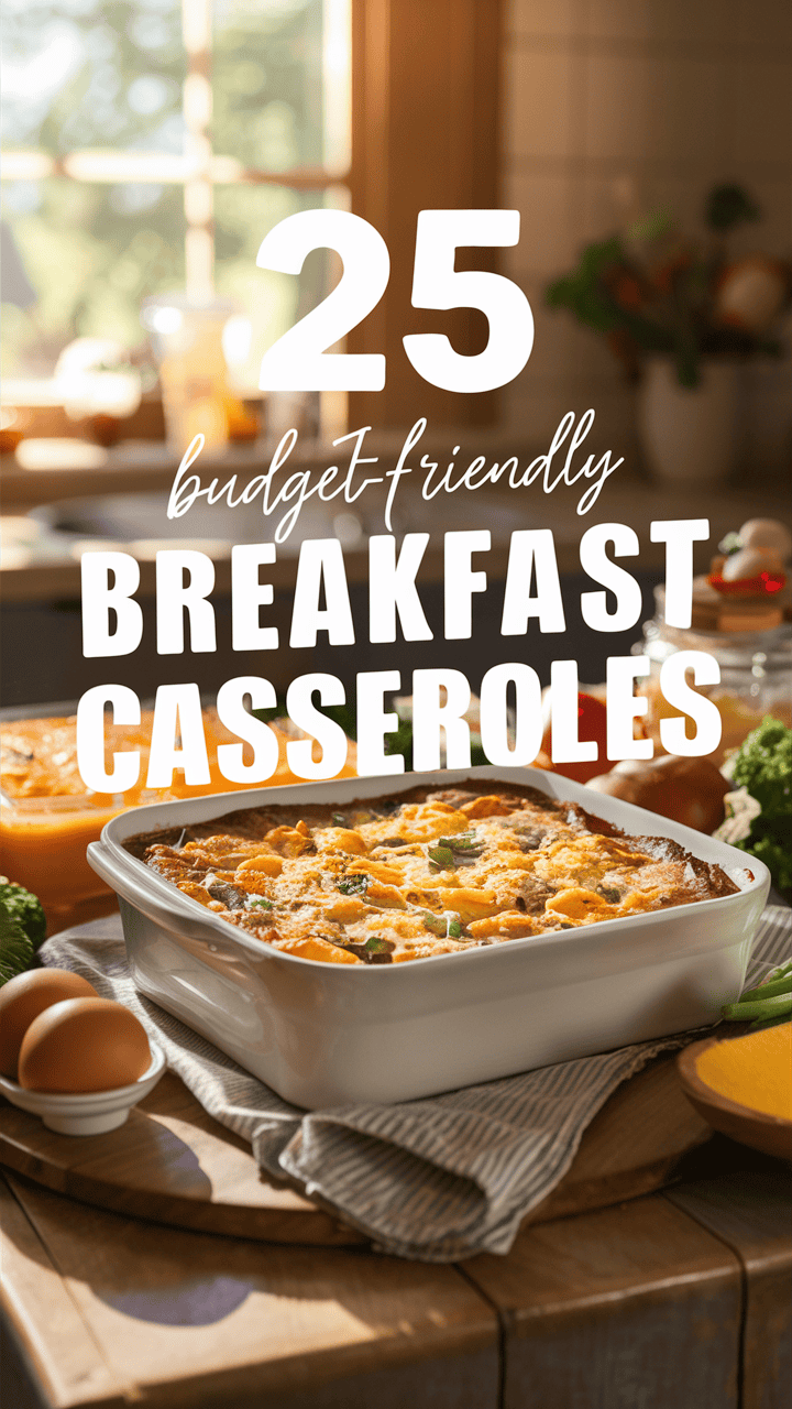 25 Budget-Friendly Breakfast Casseroles That Save Time and Money