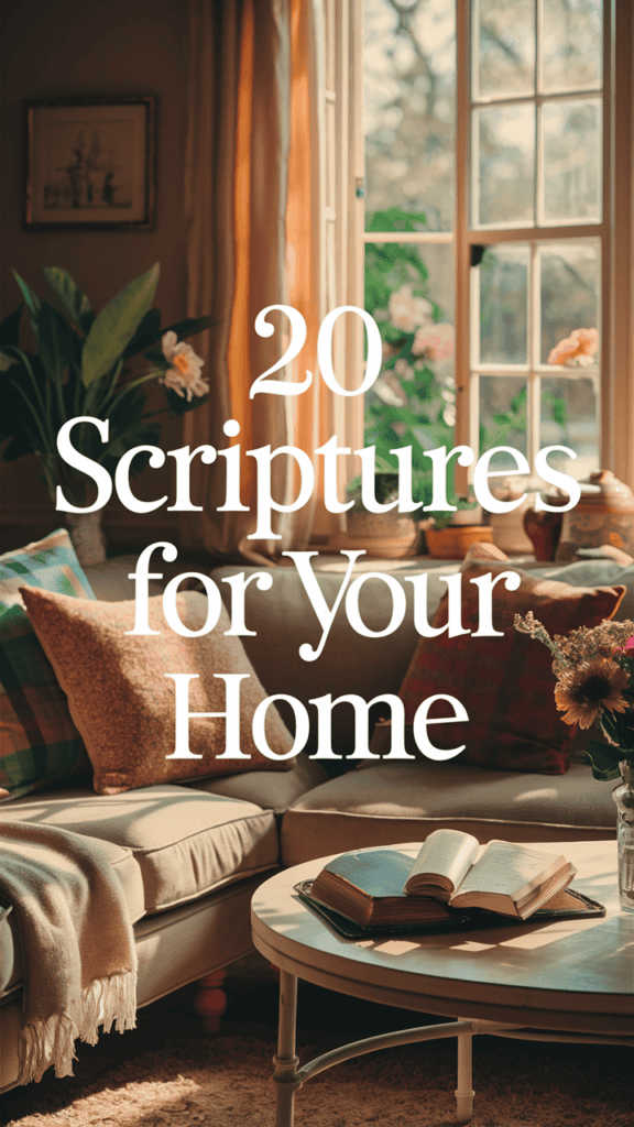 20 Scriptures for Your Home: Finding Peace and Inspiration
