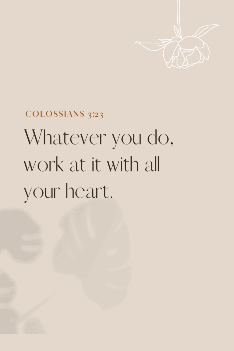 Discover 20 Bible Verses That Will Transform Your Work Life