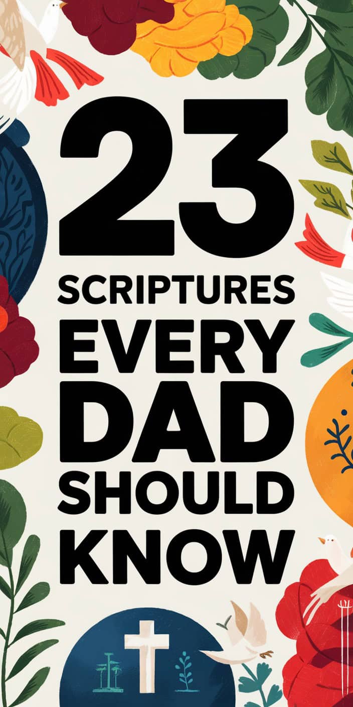 23 Scriptures to Empower Dads in Their Journey of Faith and Family