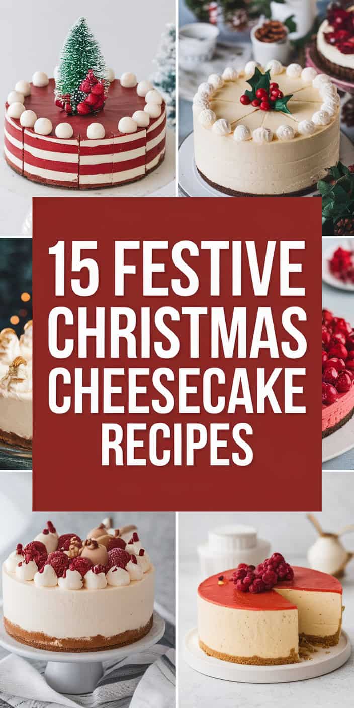 15 Creamy Christmas Cheesecake Recipes to End Your Holiday Meal in ...