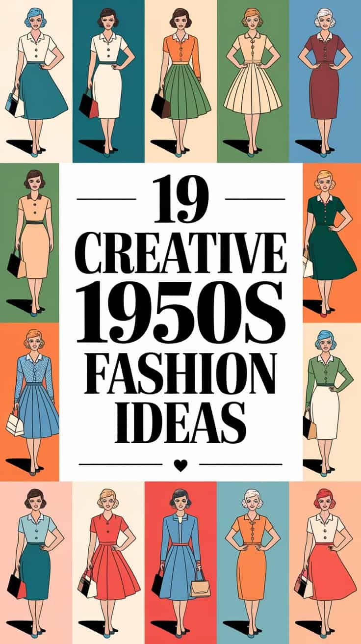 19 Fabulous 50s Outfit Ideas for Women Who Love Retro Flair: Embrace ...