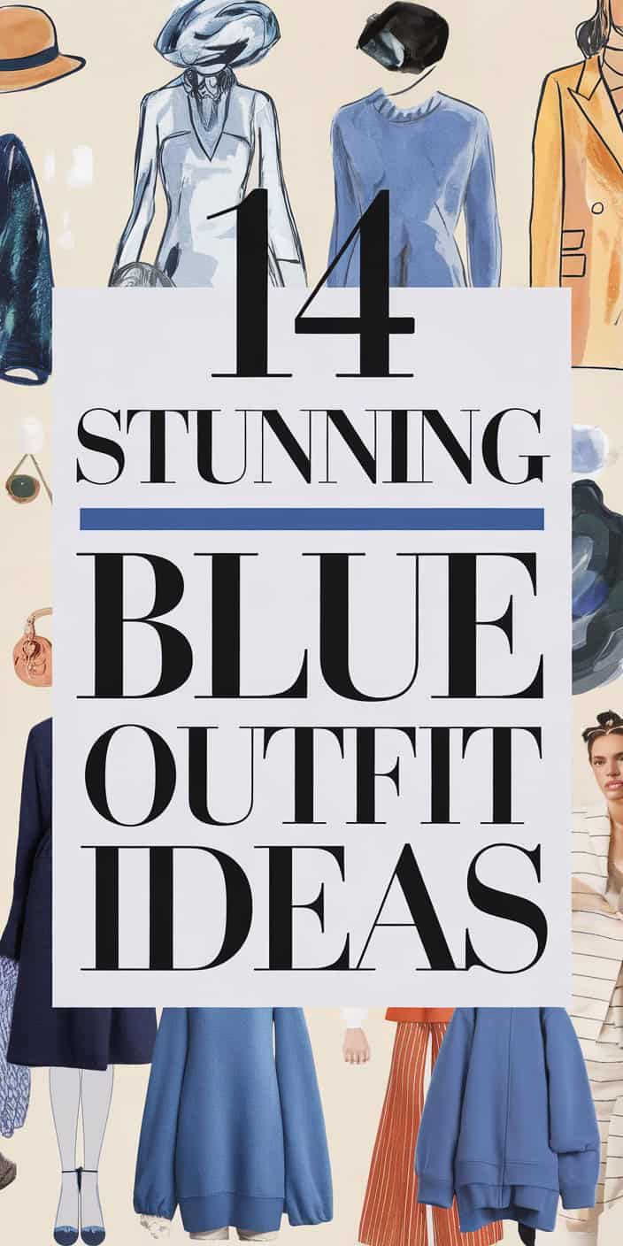 14 Blue Outfit Ideas for Seeing the World in Vibrant Color and Style