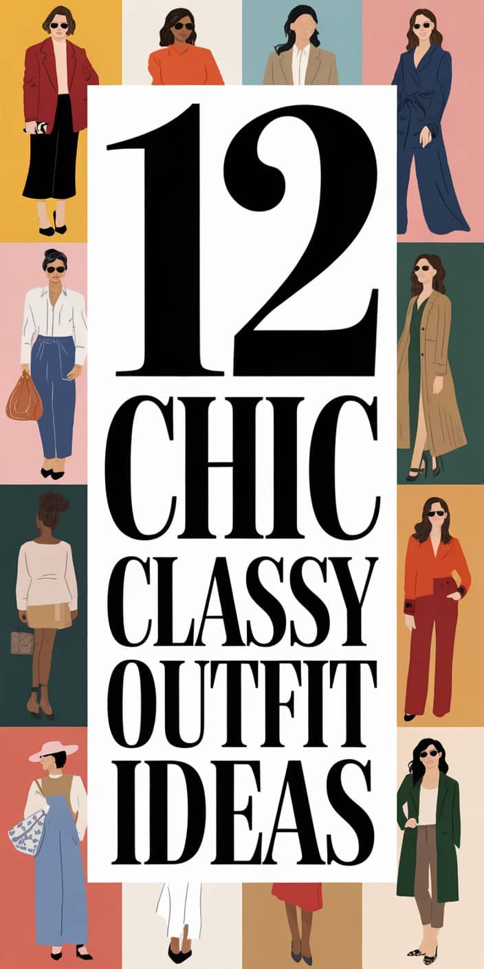 12 Chic Classy Outfit Ideas for Every Occasion That Will Make You Shine!