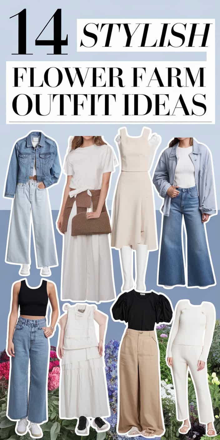 14 Flower Farm Outfit Ideas for a Day in Bloom: Dress for Joy and ...