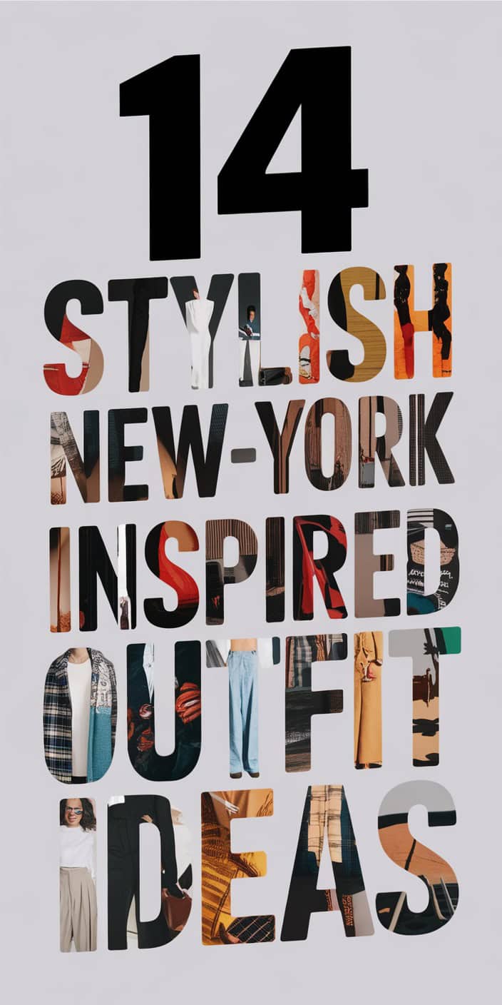14 New York-Inspired Outfit Ideas for Urban Flair That Will Transform ...