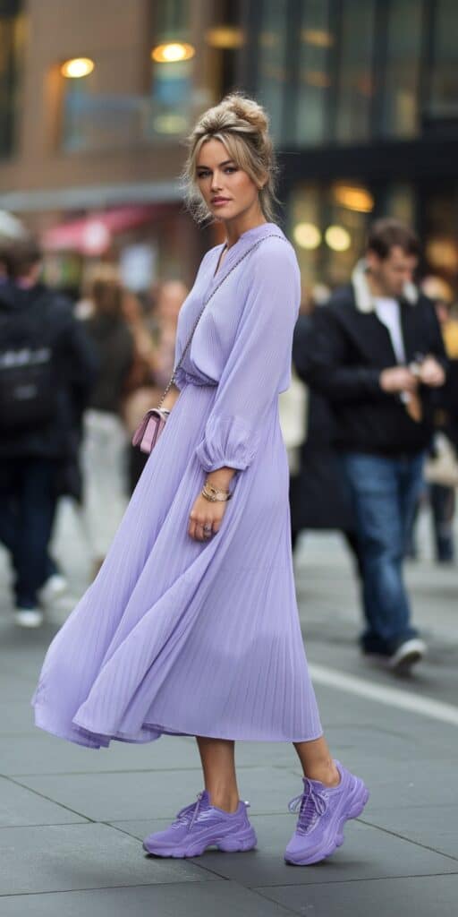 14 Purple Shoes Outfit Ideas to Stand Out and Shine Brighter Than Ever!
