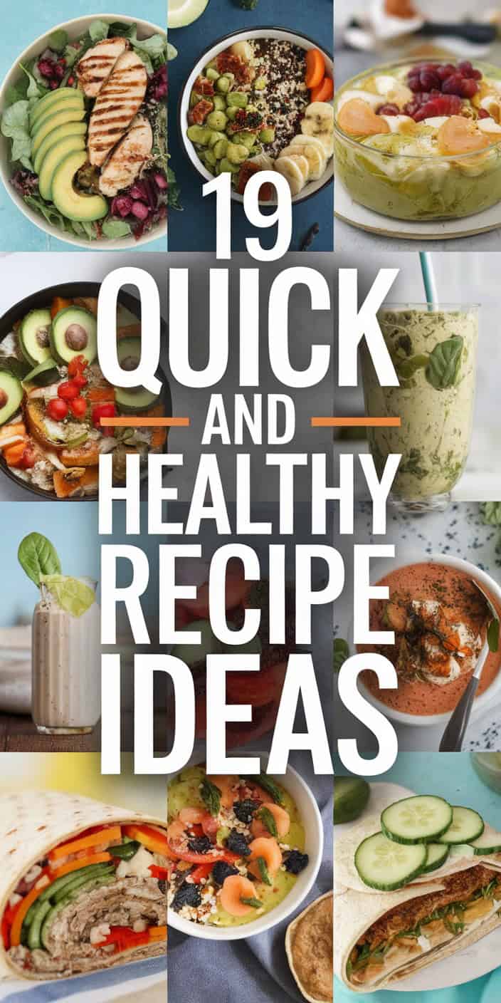 19 Easy Healthy Quick Recipes Ready in 20 Minutes for Busy Weeknights