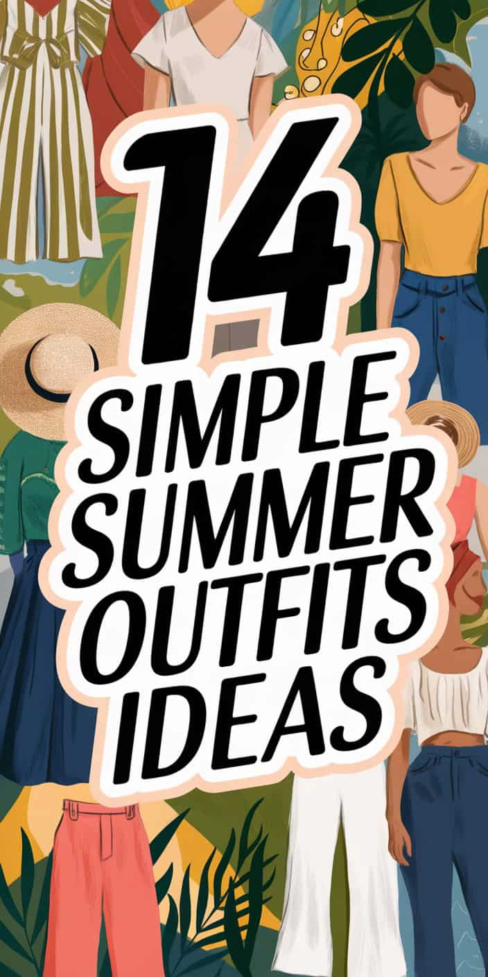 14 Simple Summer Outfit Ideas for Casual Days That You'll Absolutely Love!