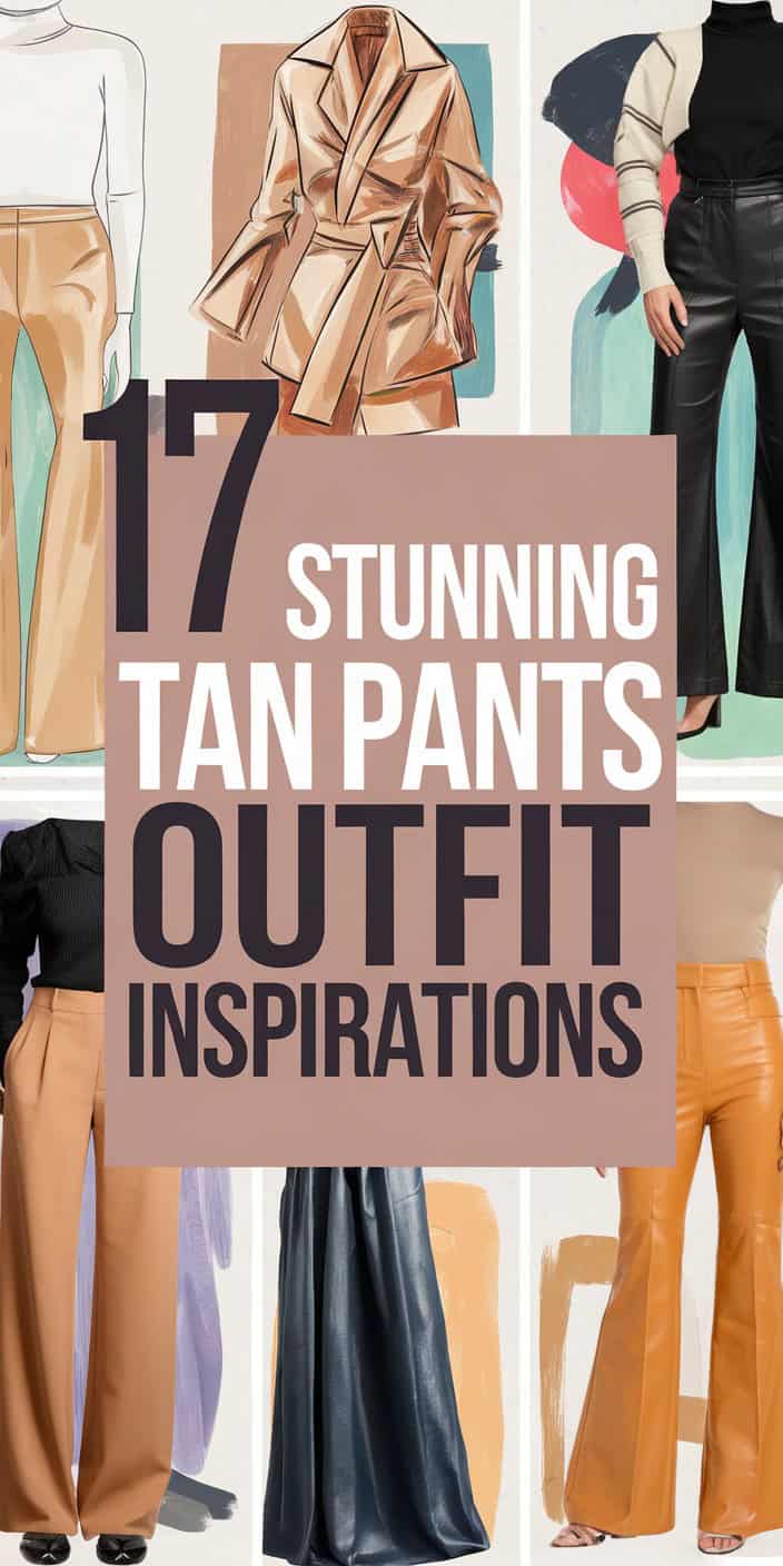 17 Tan Pants Outfit Ideas for Neutral Chic: Elevate Your Style Game ...
