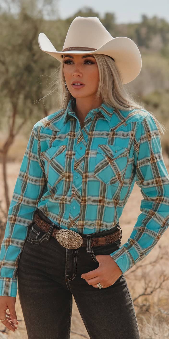 13 Turquoise Western Outfit Ideas to Make You Shine All Season Long!