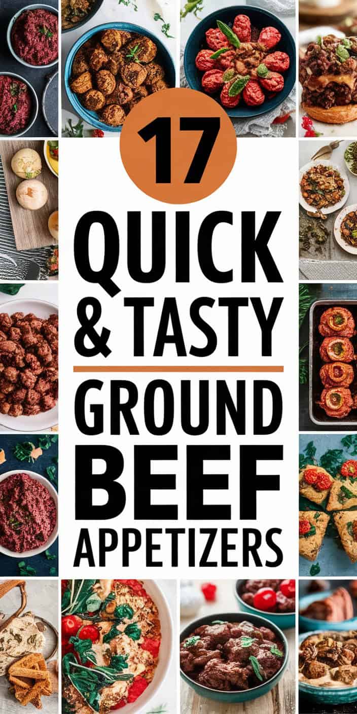17 Ground Beef Appetizers That Fill Your Party Table with Irresistible ...