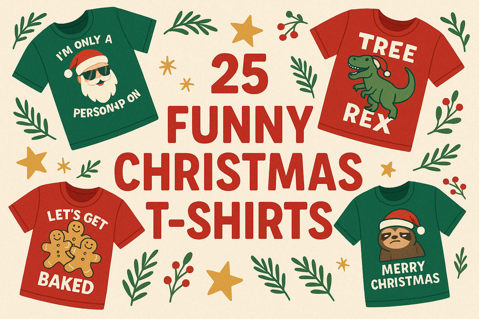 25 Funny Christmas T-Shirts on Amazon That Moms Will Love