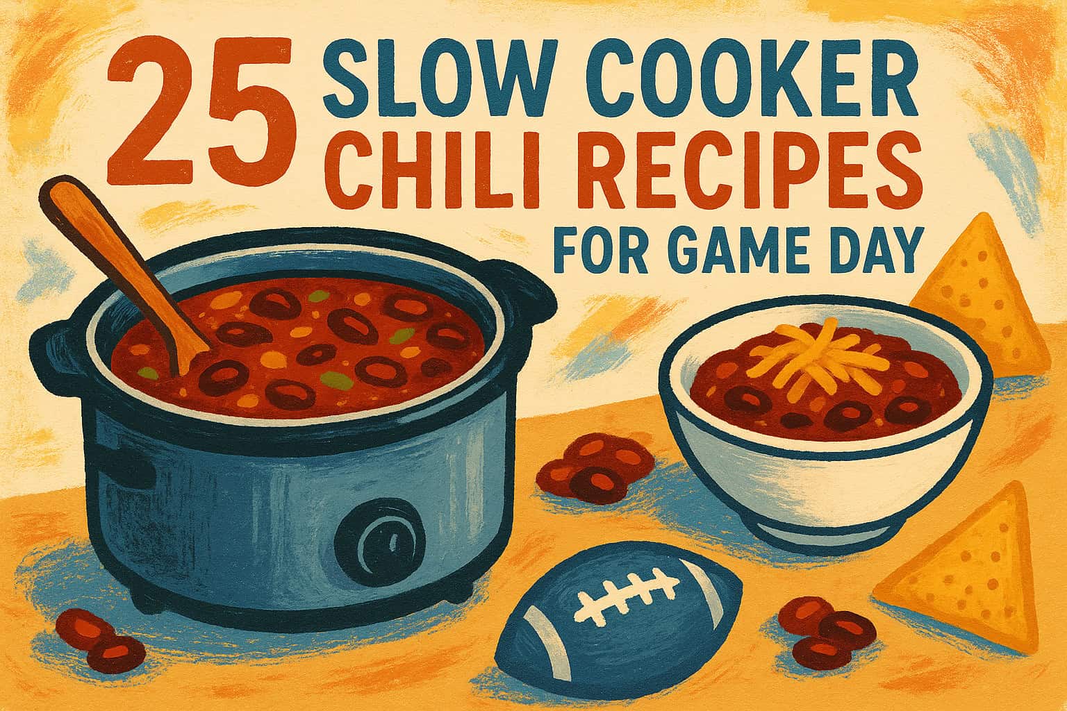 25 Slow Cooker Chili Recipes for Game Day