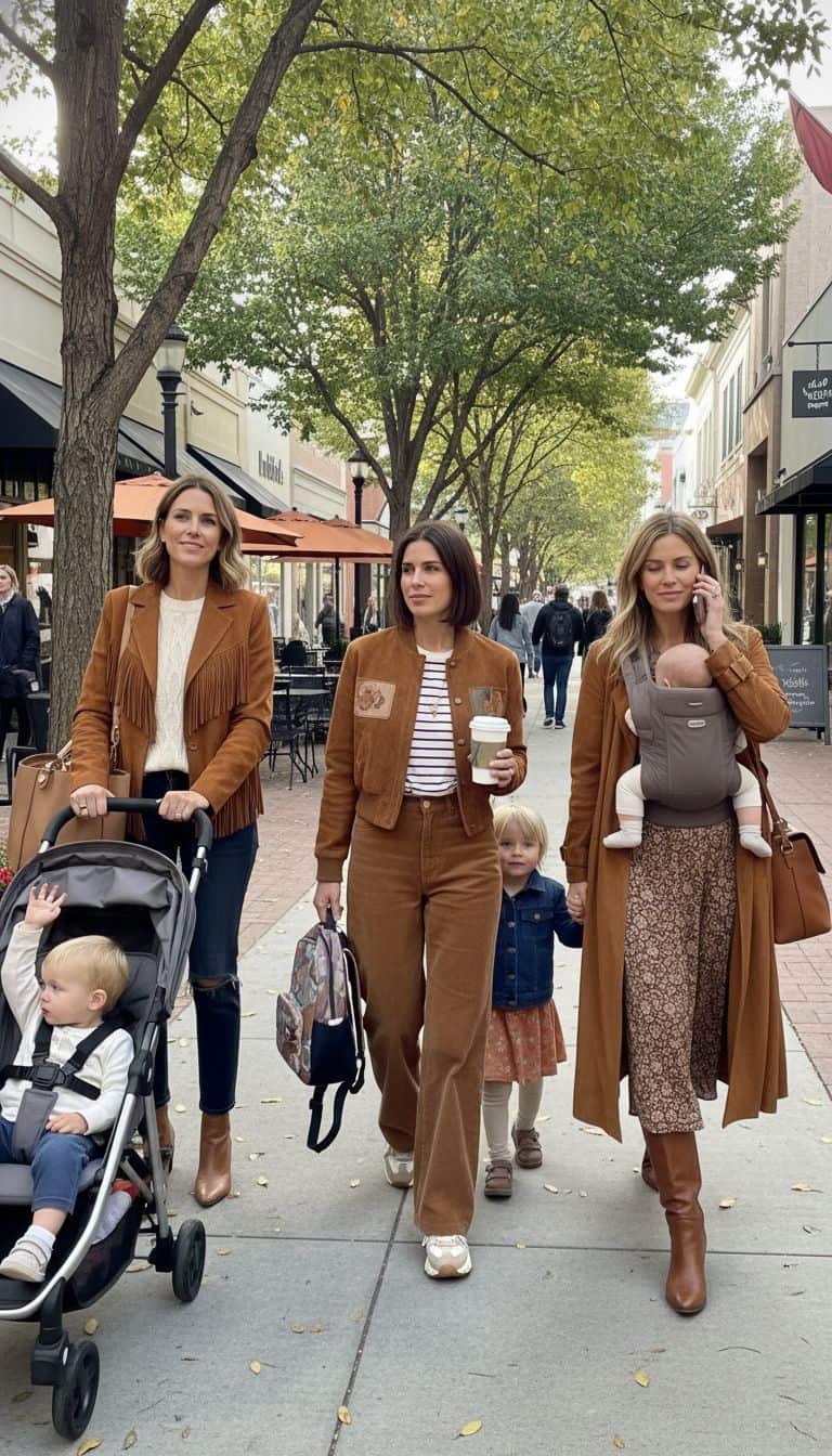 21 Brown Outfit Ideas to Elevate Your Mom Style