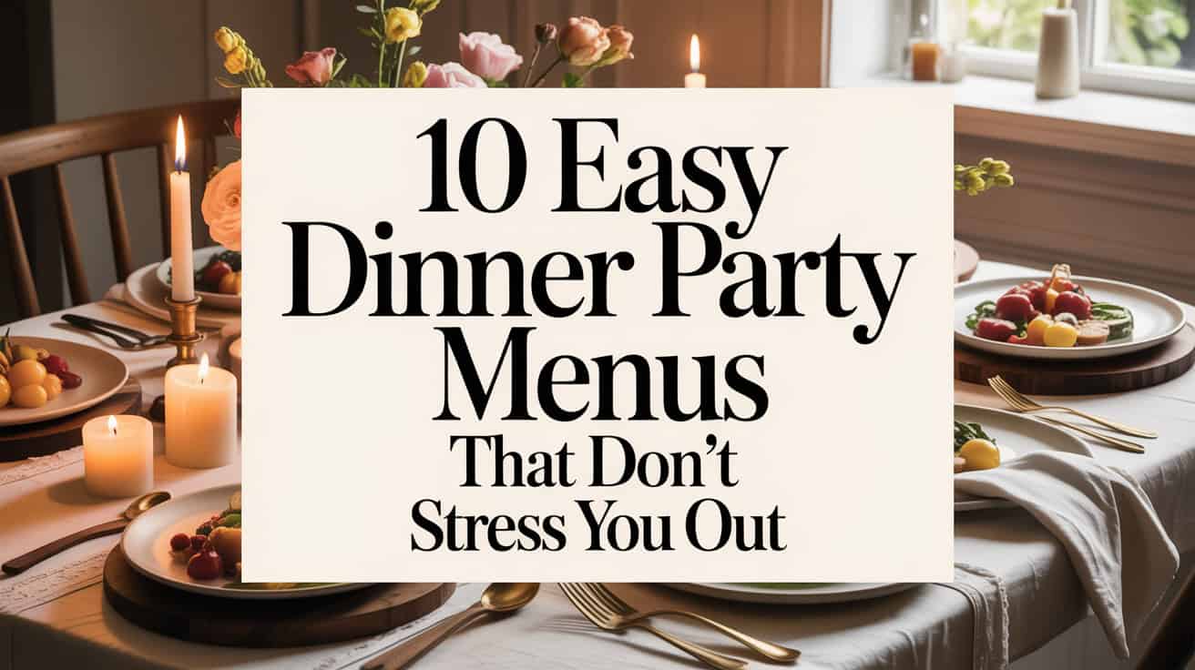 10 Easy Dinner Party Menus That Don't Stress You Out